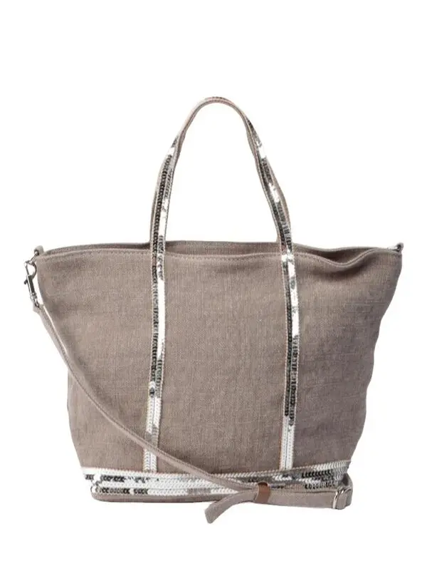 Vanessa Bruno Logo Shoulder Bag - Nude