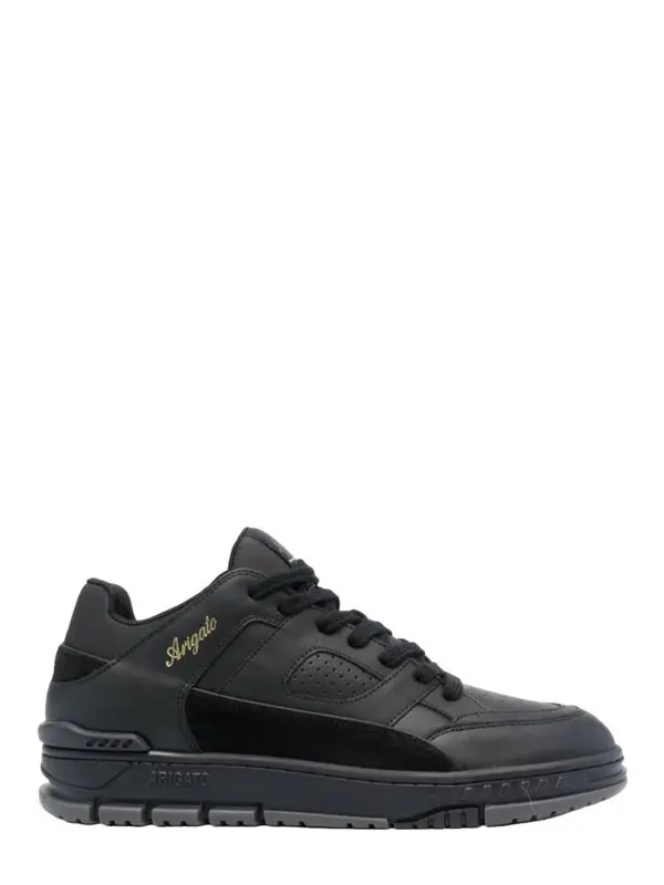 Axel Arigato Tie Low-top Sneakers With Gold Logo - Black