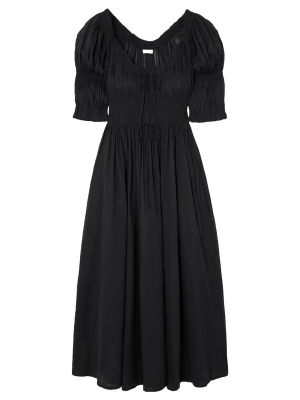 DÔEN Ischia Midi Dress - Black
