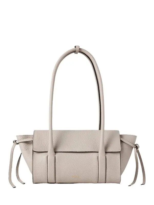 Mulberry Mini Soft Bayswater Shoulder Bag - Chalk Heavy Grain