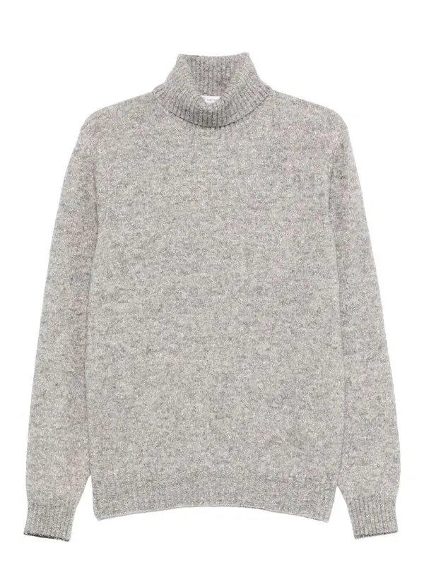 Brunello Cucinelli Cashmere Turtleneck Sweater - Gray