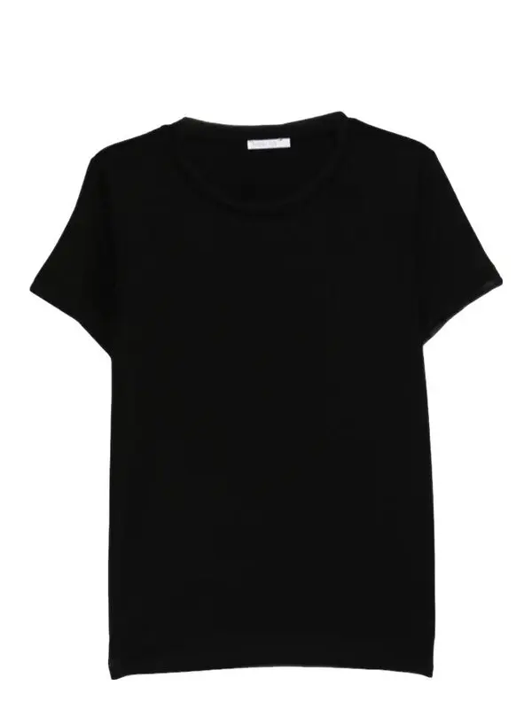Patrizia Pepe Round Neck T-shirt - Black