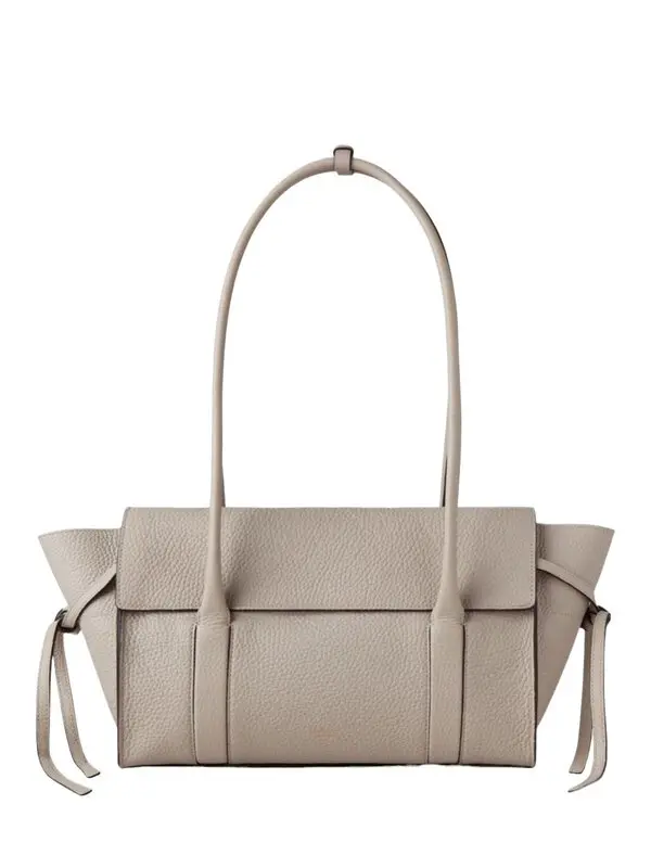 Mulberry Soft Bayswater Drawstring Small Shoulder Bag - Chalk Dust