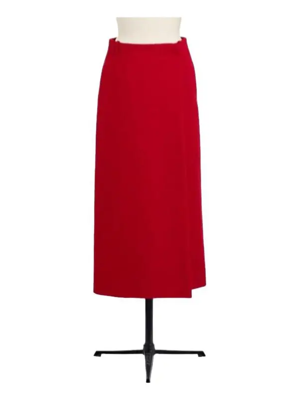 Dior Mid-length Wrap Skirt - Red