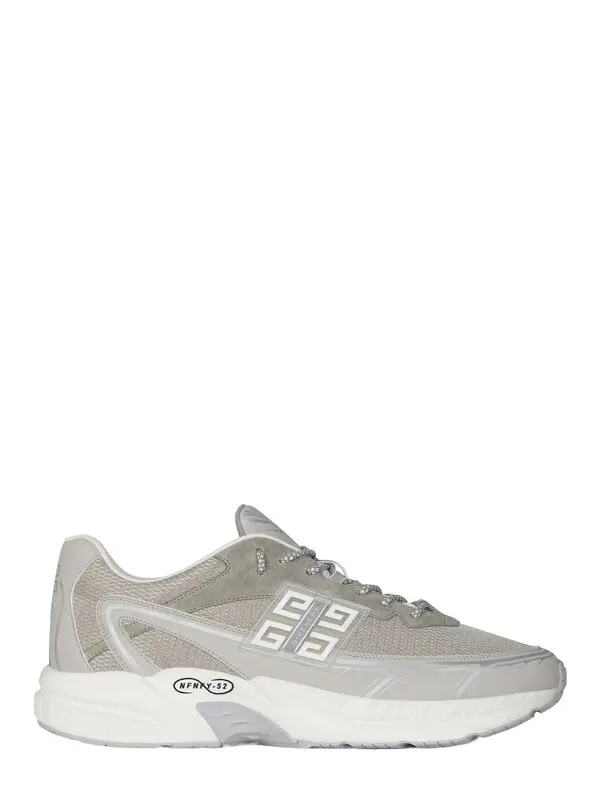Givenchy Nfnty-52 Lace-up Sneakers - Light Gray