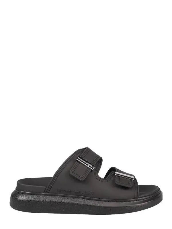 Alexander McQueen Hybrid Strapped Sandals - Black