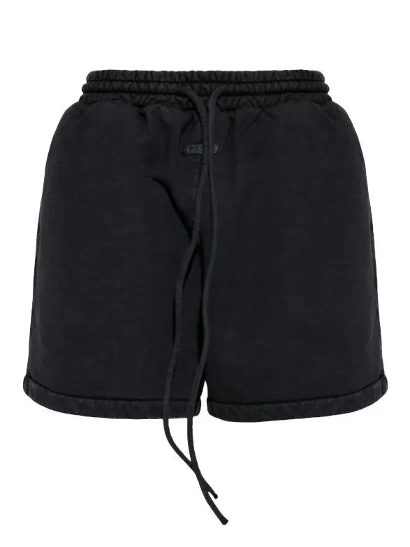 Fear Of God Elastic Waist Shorts With Drawstring - Black