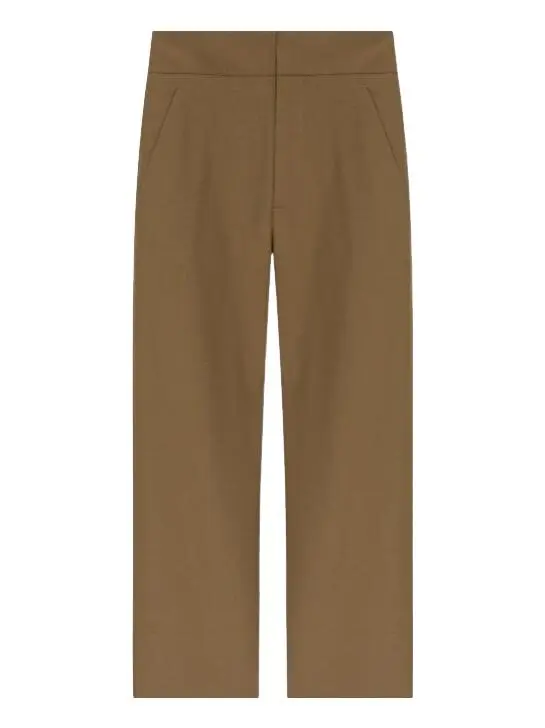 Fear Of God Pleated Wide-leg Trousers - Brown