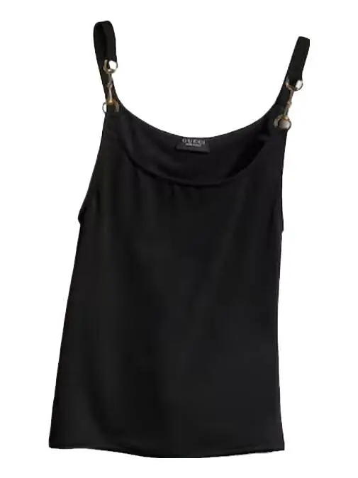 Gucci Horsebit Crêpe Jersey Top - Black