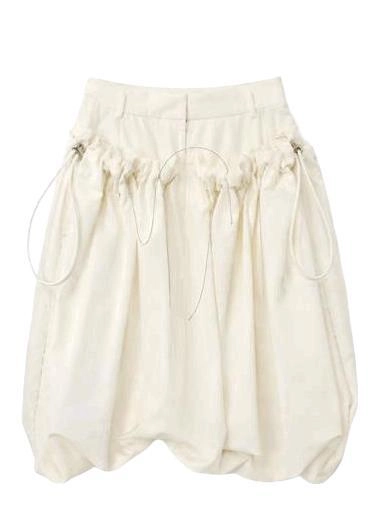 Sacai Drawstring Midi Skirt - No