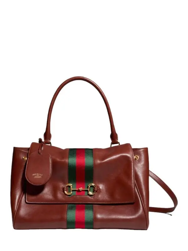Gucci Paparazzo Medium Top Handle Bag - Maroon