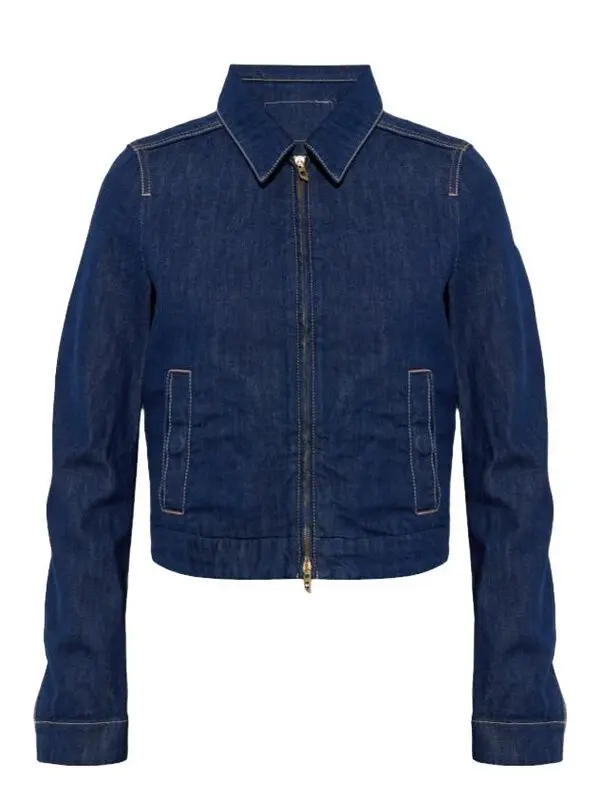DIESEL® Rinse Denim Coach Jacket - Dark Blue