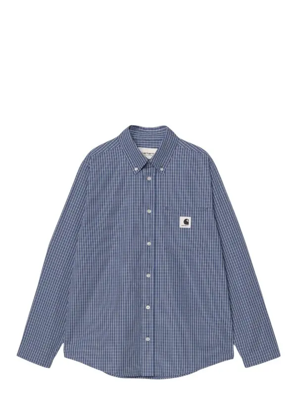 Carhartt Work In Progress Classic Collar Long Sleeve Shirt - Blue