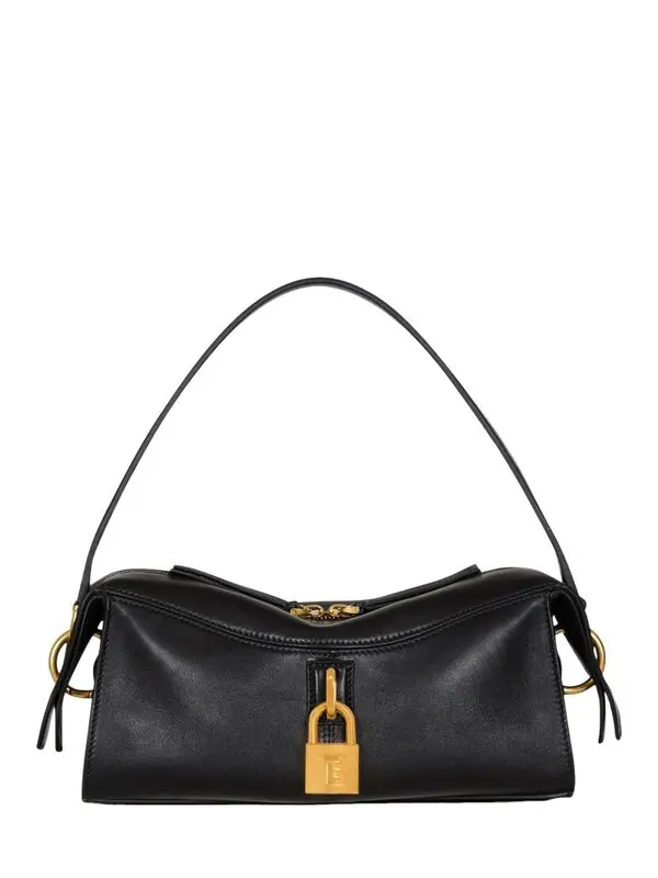 Balmain Small Pulse Bag In Smooth Leather - Black