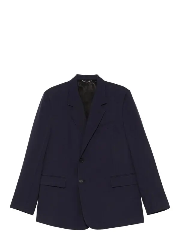 LANVIN Long-sleeved Suit Jacket - Blue