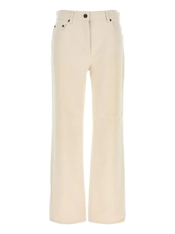 THE ROW Belt Loop Jeans - Beige