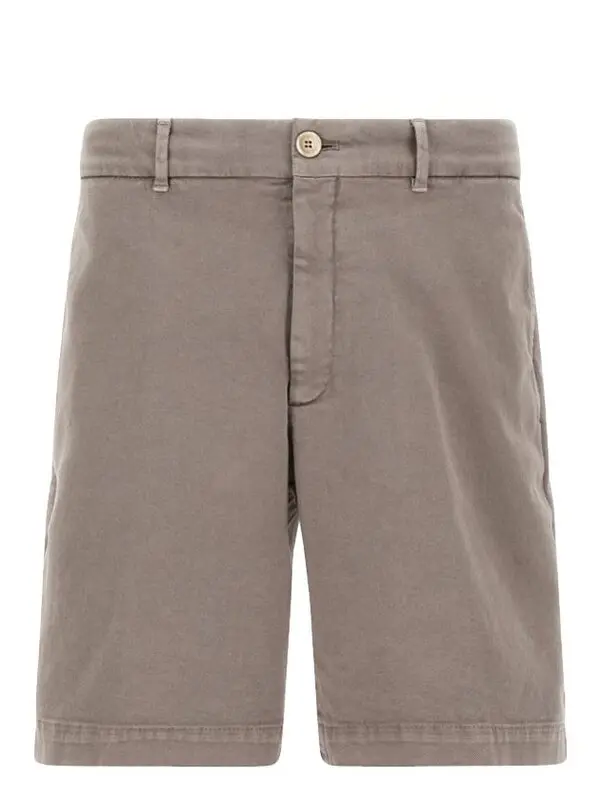 Brunello Cucinelli Belt Loop Shorts - Gray