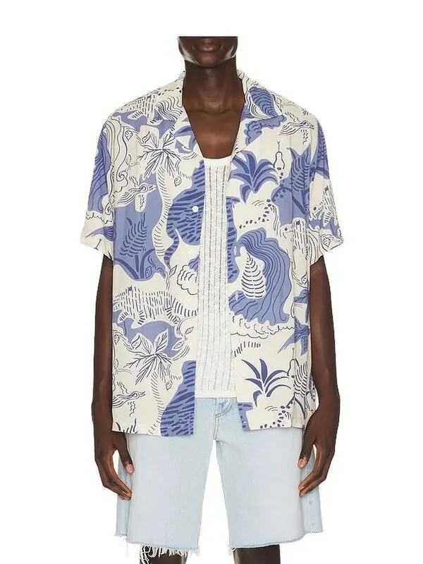 Oas Mystea Rocco Shirt In . Also - Blue