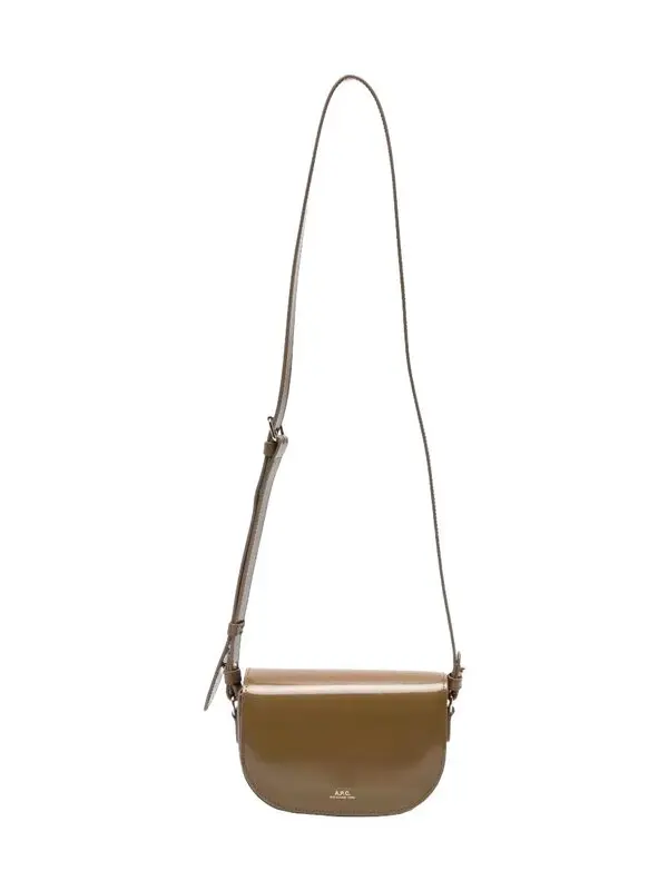 A.p.c. Demi-lune Crossbody Bag - Brown