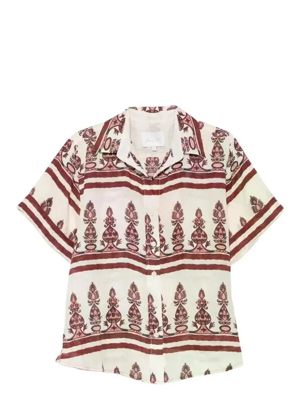 Johanna Ortiz La Creciente Striped Shirt - Neutrals