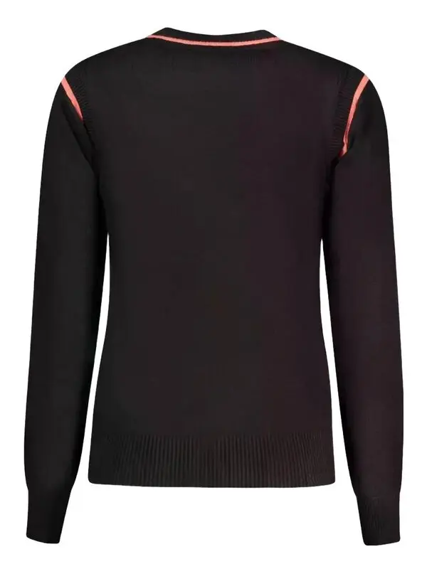 NORTH SAILS Round Neck Long Sleeve Sweater - Black