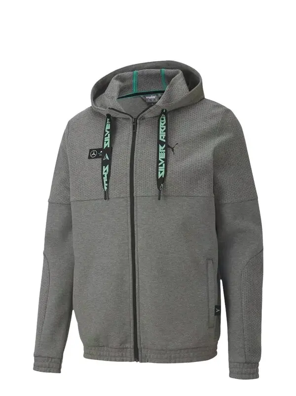 PUMA Mercedes-amg Petronas Motorsport Zip-up Hoodie - Grey