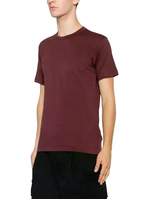 Comme Des Garçons Crew-neck Cotton T-shirt - Red