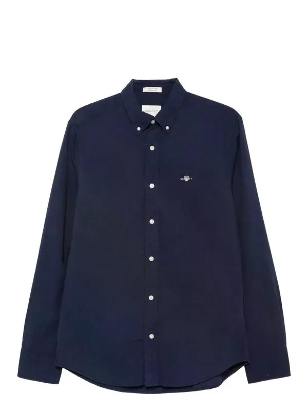 Gant Seersucker Button-down Shirt - Blue
