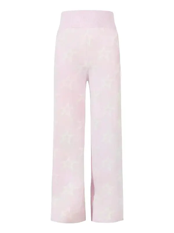 Perfect Moment Chalet Star Intarsia Wool Trousers - Pink