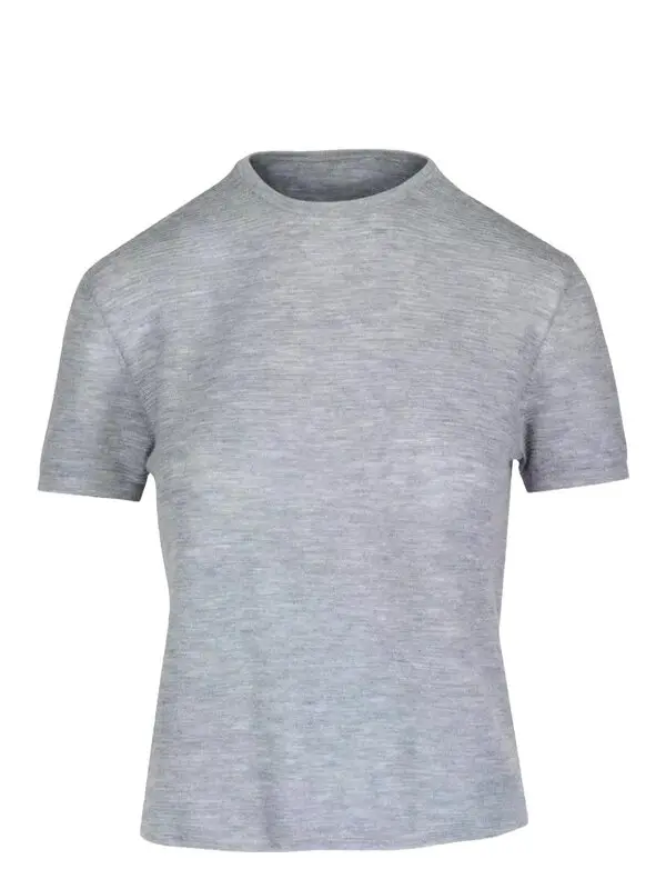 LISA YANG Ira Short-sleeve T-shirt - Grey