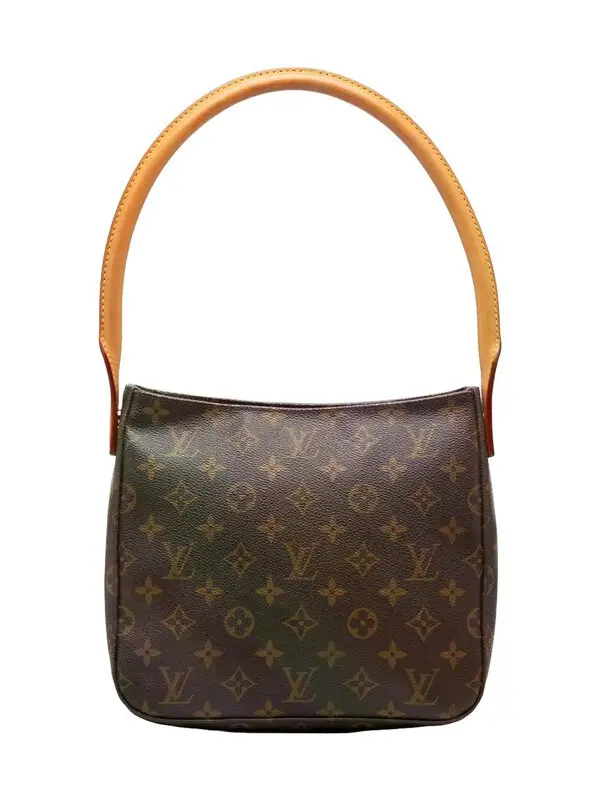 LOUIS VUITTON Monogram Looping Mm Shoulder Bag - Brown