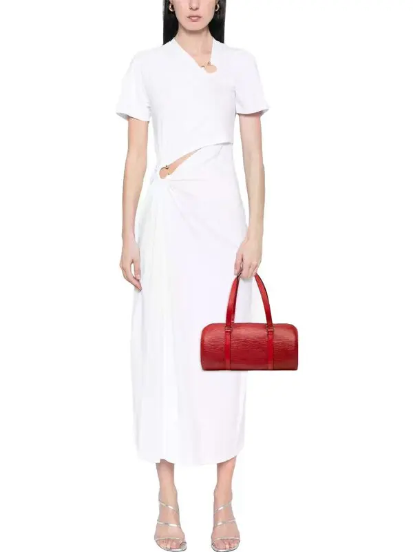 LOUIS VUITTON Epi Soufflot Handbag - Red