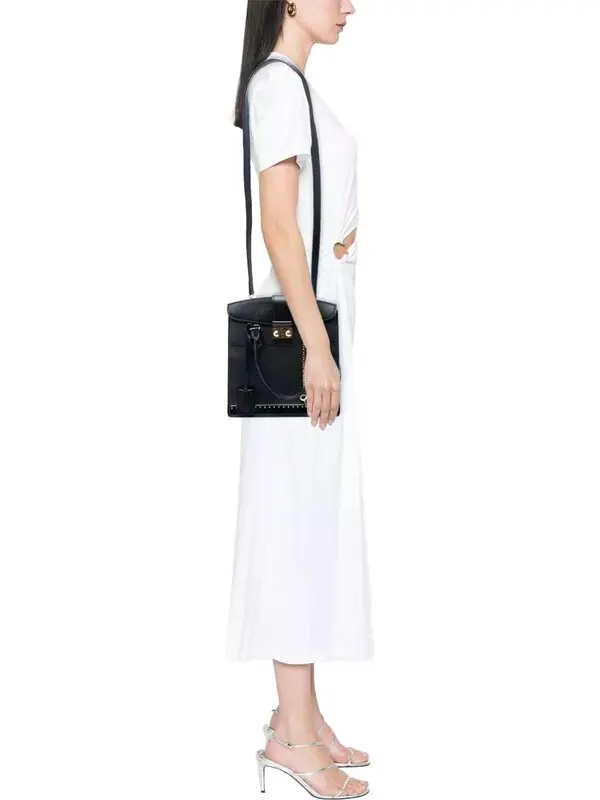 LOUIS VUITTON Taurillon Cour Marly Pm Satchel - Black
