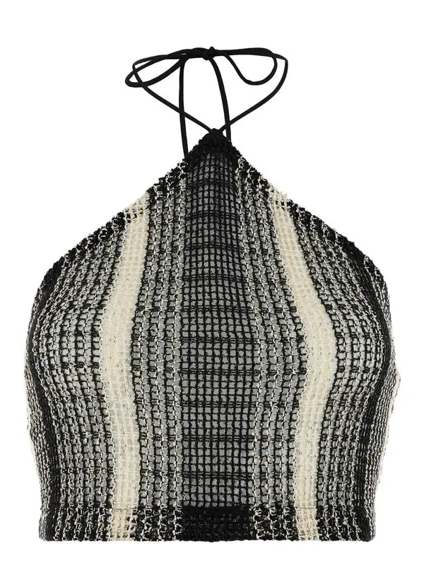 Missoni Embroidered Mesh Top - Multicolor