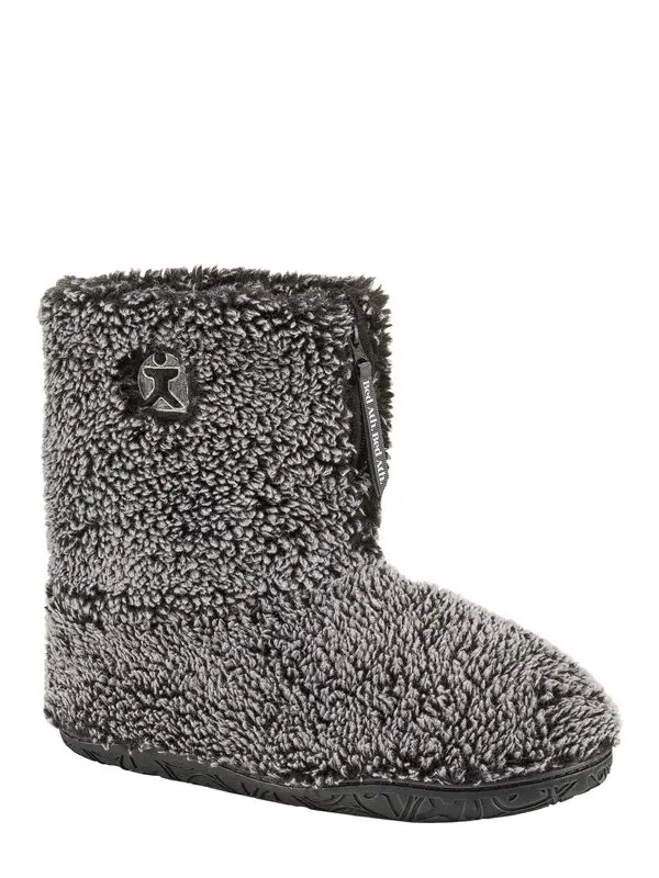BEDROOM ATHLETICS Recycled Sherpa Slipper Boots - Black