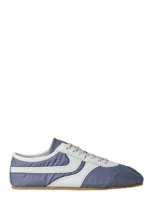 Dries Van Noten Round-toe Lace-up Sneakers - Gray
