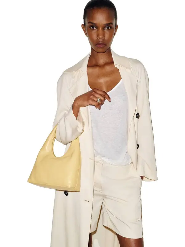 REFORMATION Willow Shoulder Bag - Yellow