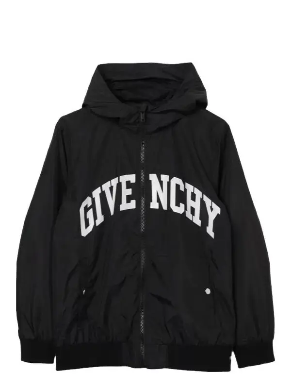 Givenchy Hooded Long-sleeve Casual Jacket - Black
