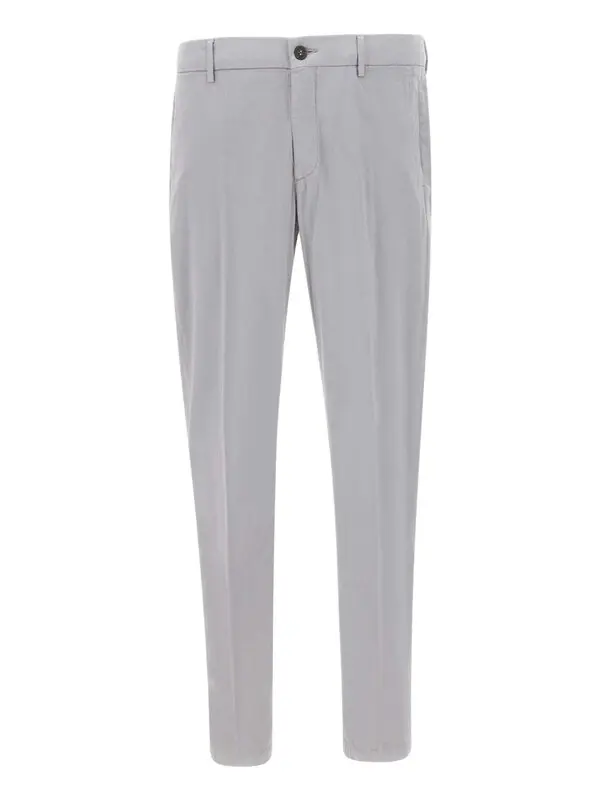 Eleventy Tailored Straight-leg Trousers - Gray