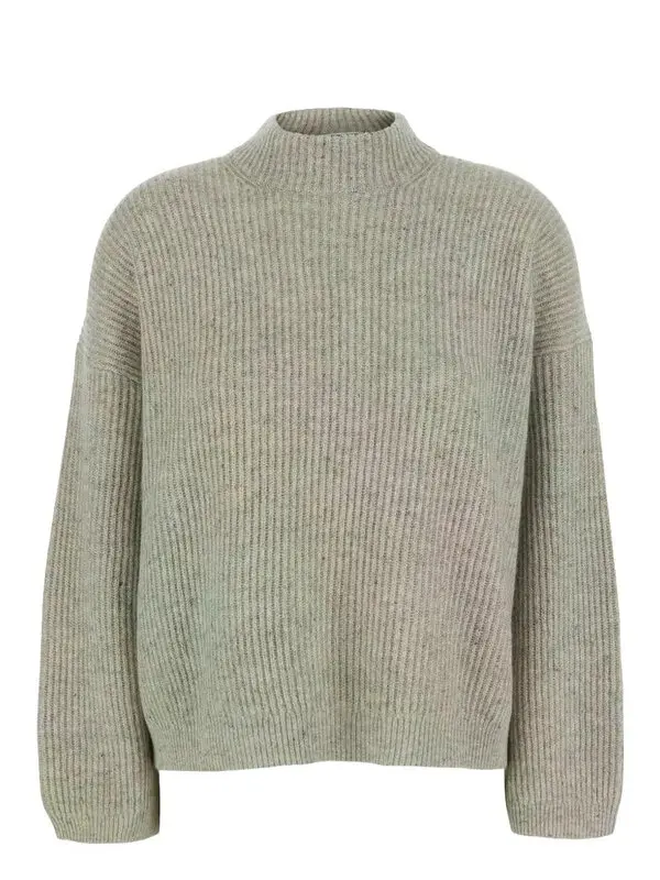 Brunello Cucinelli Ribbed Knit Sweater - Grey