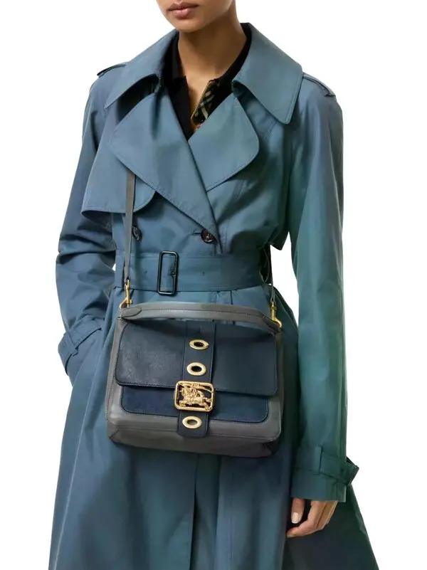 Burberry Small Rider Bag - Grey