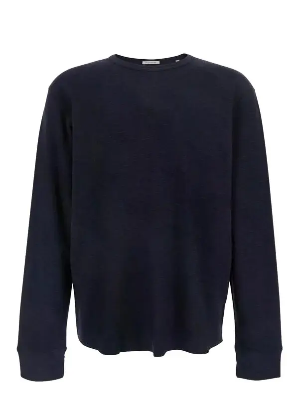 SUNFLOWER Crew Neck Long Sleeve Sweater - Blue