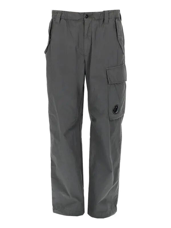 C.P. COMPANY Cargo Cotton Pants - Grey
