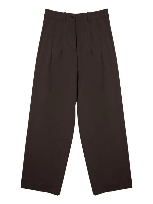 NINE:INTHE:MORNING Gemma Carrot Trousers - Brown