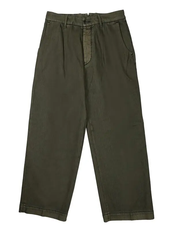 NINE:INTHE:MORNING Nine:in:the:morning Cotton Pants - Green