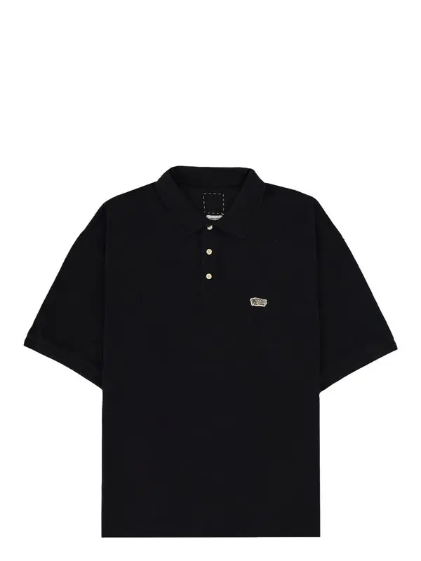 Visvim Polo Con Patch - Black