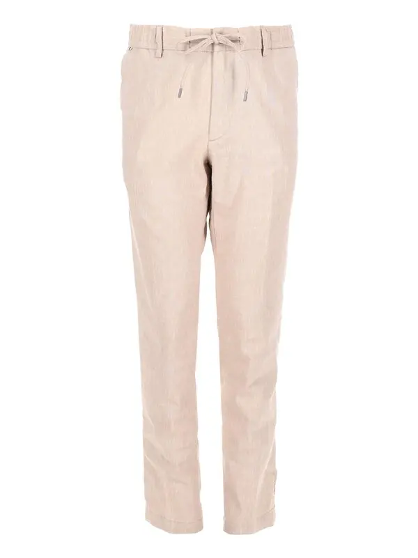 BOSS H-kane1 Slim Fit Trousers - Beige
