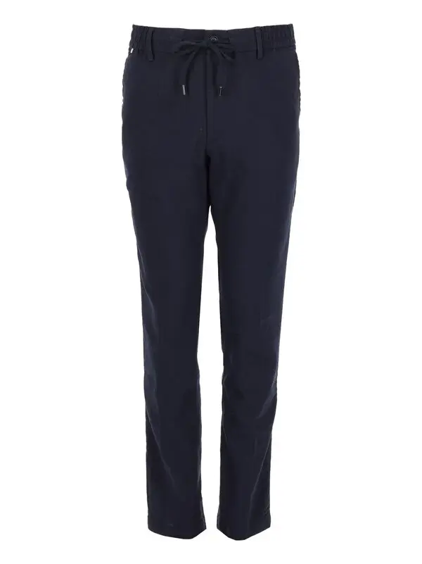 BOSS H-kane1" Slim Fit Drawstring Trousers - Blue