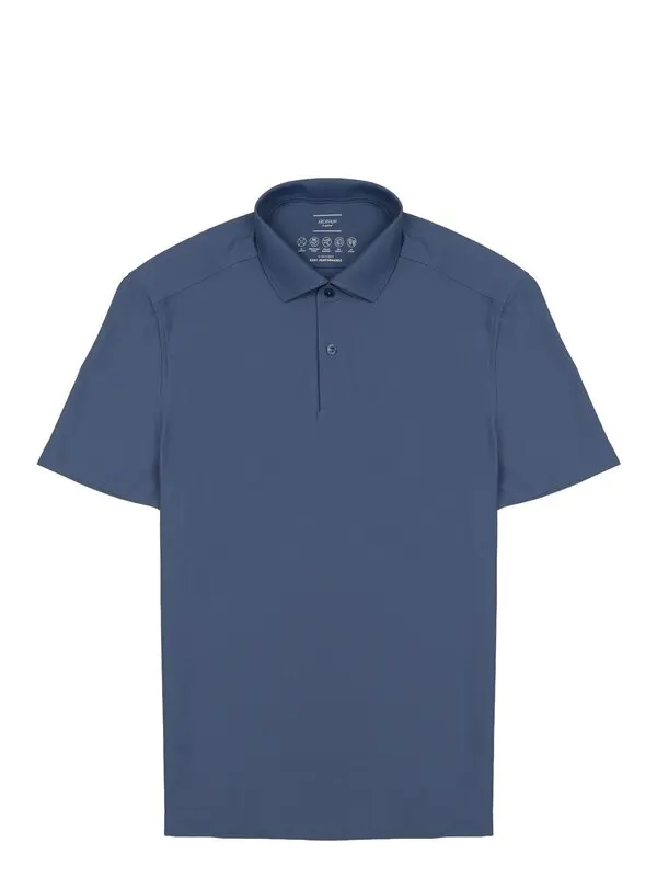 ARCHIVIUM BE UPDATED Polo A Manica Corta - Blue