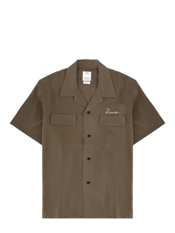 Visvim Short Sleeve Logo Shirt - Brown